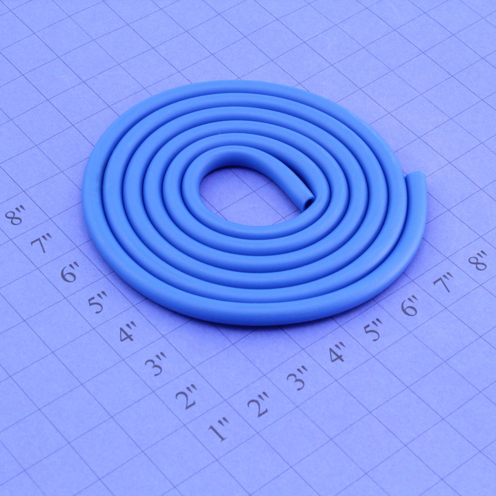 PVC Tube Blue 6 Foot Piece - Labstrong | Strength through Innovation